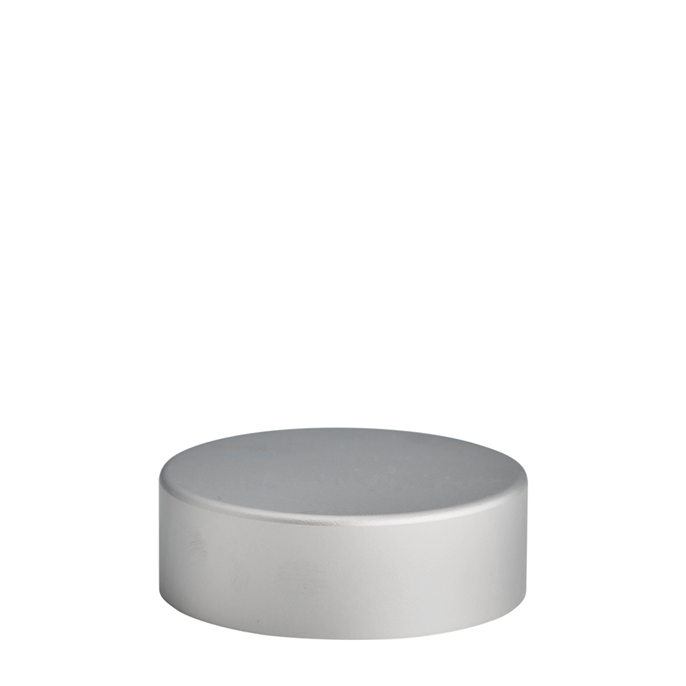 45mm Brushed Aluminium Wadded Cap | Arthur Holmes