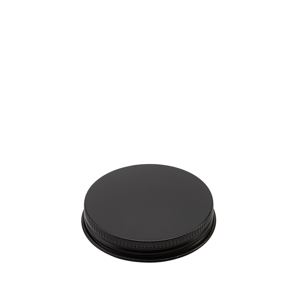 63mm Black Aluminium Wadded Screw Cap | Arthur Holmes