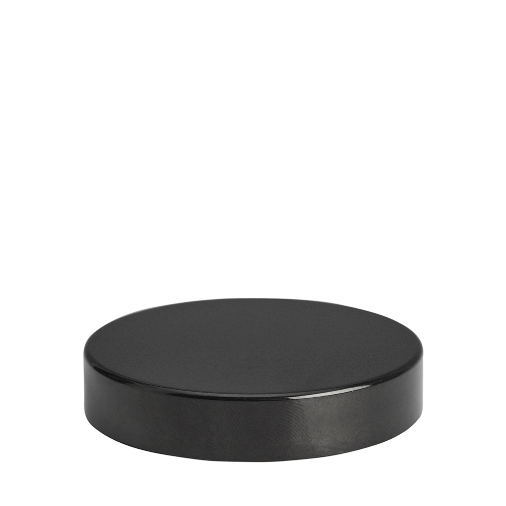 58mm Shiny Black Wadded Cap | Arthur Holmes