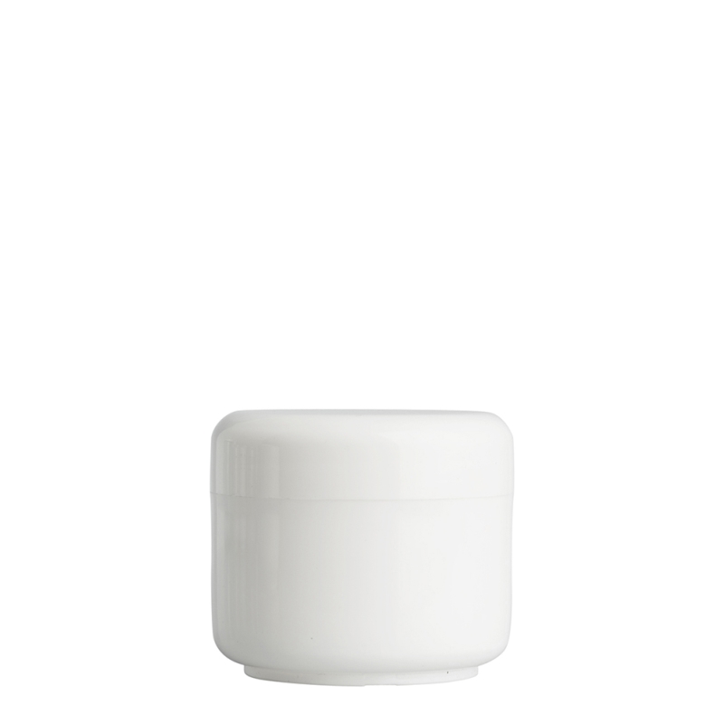 50g White Plastic Cos Pot | Arthur Holmes