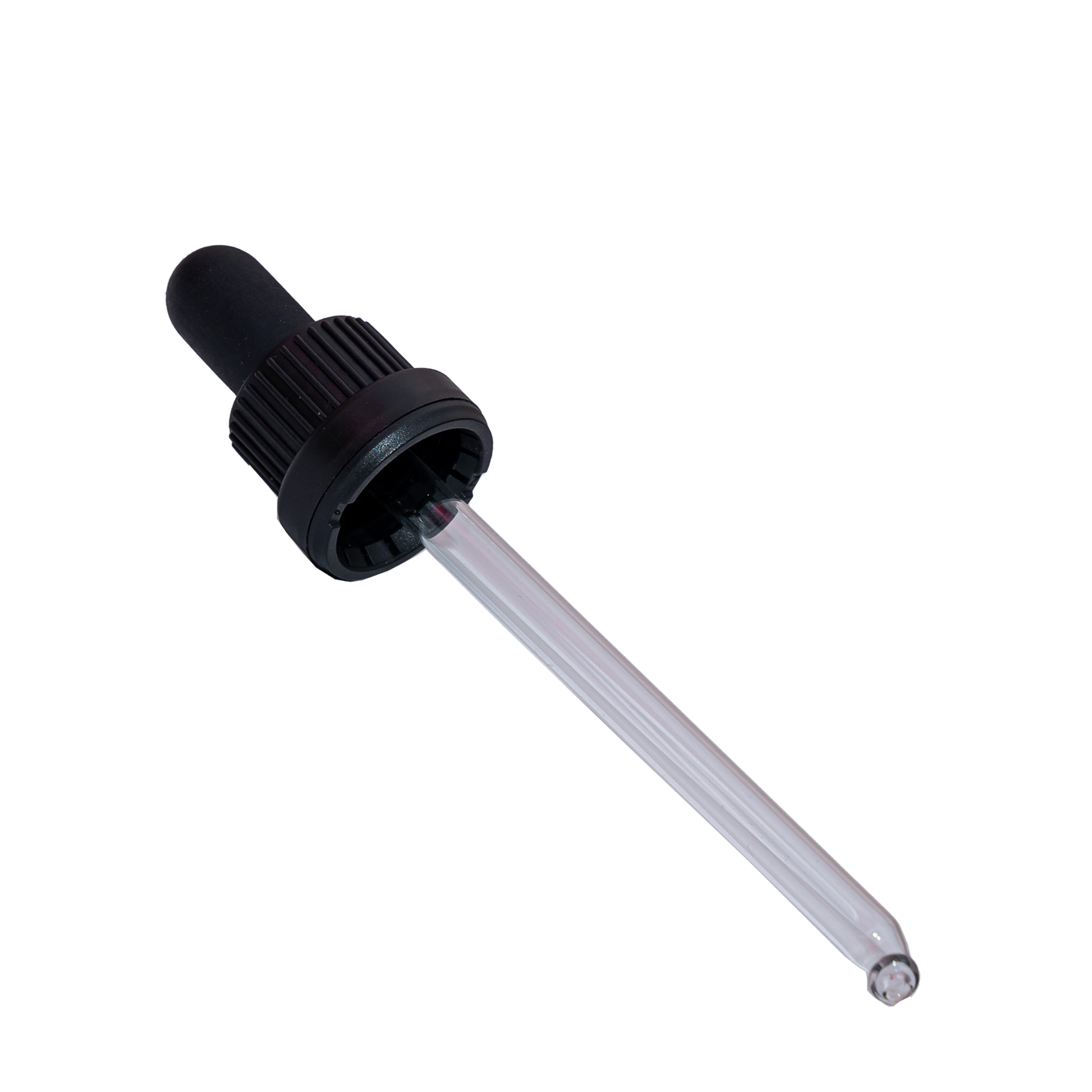 18mm Black Tampertel Dropper (oviii) (for 100ml Drip) | Arthur Holmes